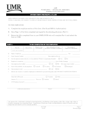 Fillable Online TO THE EMPLOYEE: A. Complete the employee section of ...