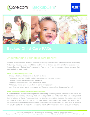 Fillable Online Understanding your child care benefit Fax Email Print ...