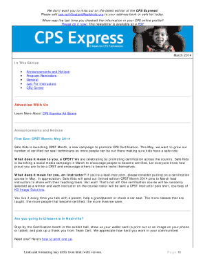 Fillable Online Please add cps Fax Email Print - pdfFiller
