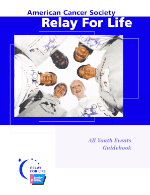 Fillable Online relay acsevents Event Development - Relay For Life ...
