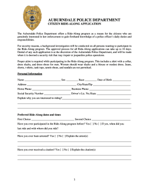 Fillable Online AUBURNDALE POLICE DEPARTMENT - City of Auburndale Fax ...