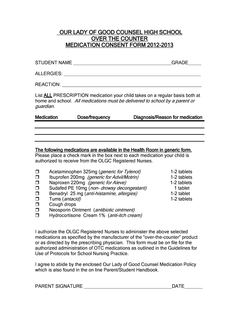 Fillable Online olgchs OVER THE COUNTER - olgchs Fax Email Print - pdfFiller