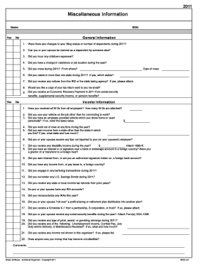 Fillable Online Blank Forms - ROR Tax Professionals Fax Email Print ...