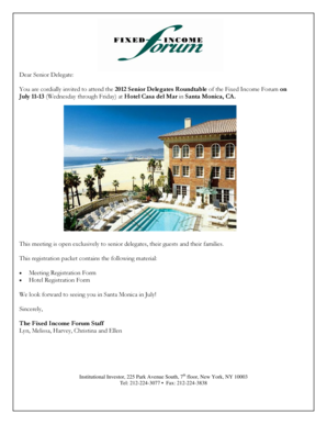 Fillable Online Annual Hotel & Reg Form Fax Email Print - pdfFiller