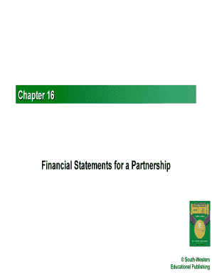 Fillable Online Financial Statements for a Partnership Fax Email Print ...