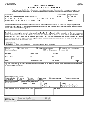 Fillable Online Background Check Form - Boys and Girls Country Fax ...