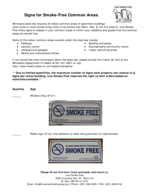 Fillable Online ansrmn Common area sign order form.doc. Nwsltr March 09 ...