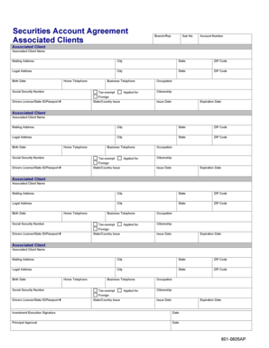 Fillable Online Associated Client Form - Membersvest Fax Email Print ...