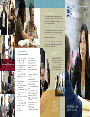 Fillable Online Investing in Justice Campaign Brochure.pdf Fax Email ...