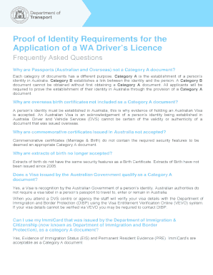 Fillable Online Proof of Identity Requirements for the Fax Email Print ...