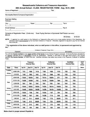 Fillable Online Class reg form cr1-sr1 - Massachusetts Collectors and ...