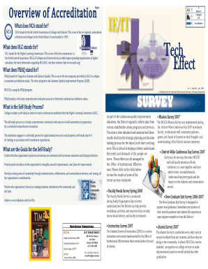 Fillable Online wcccd Overview of Accreditation Fax Email Print - pdfFiller