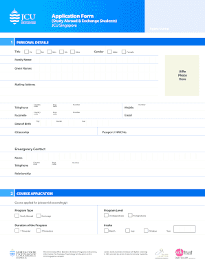 Fillable Online Study Abroad Application Form - IEC Fax Email Print - pdfFiller