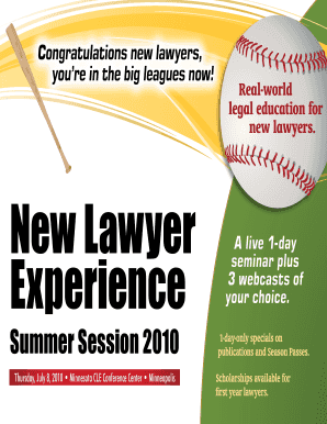 Fillable Online minncle Congratulations new lawyers, Fax Email Print ...