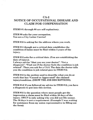 Fillable Online CA-2 Instructions for filling out form Fax Email Print ...