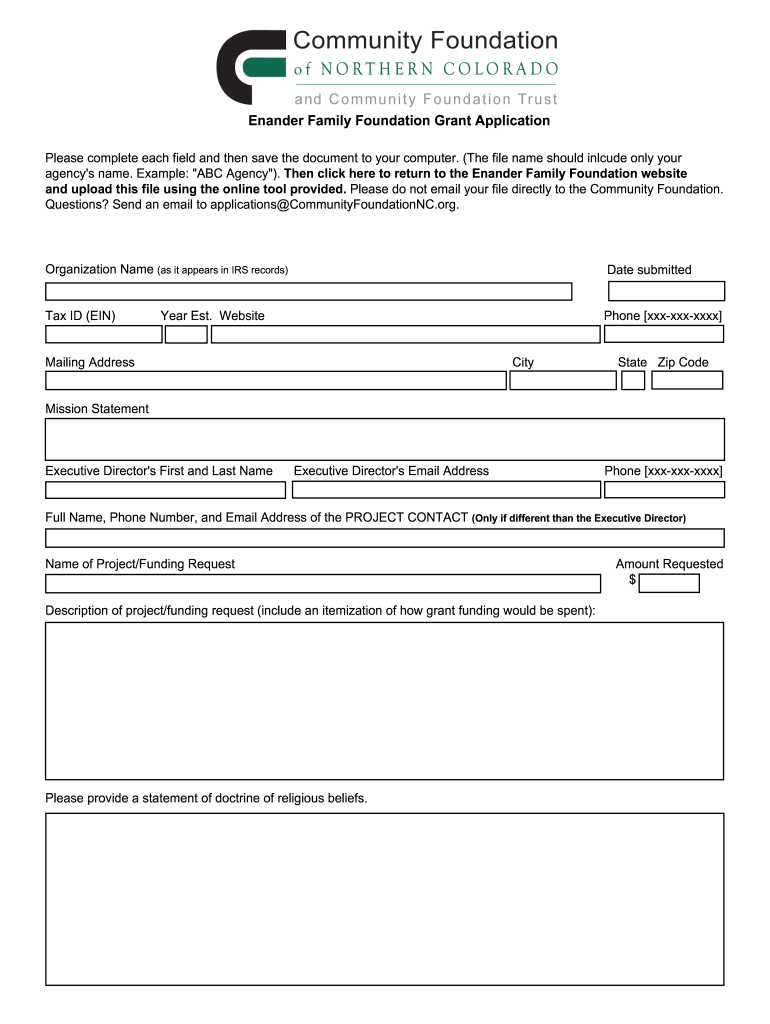 Tjx Foundation Grant Application Fill Out Sign Online DocHub