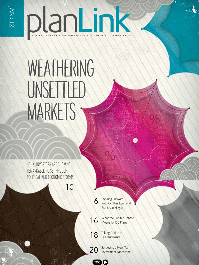 Fillable Online Planlink january 2012 - Login to T Rowe Price Fax Email ...