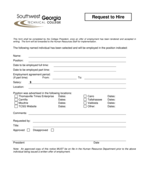 Fillable Online Form: Request to Recruit Fax Email Print - pdfFiller