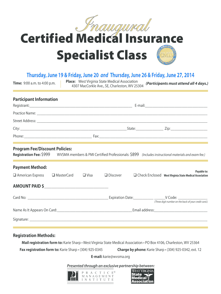 Fillable Online Certified Medical Insurance Fax Email Print - pdfFiller