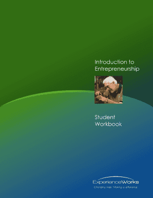 Fillable Online Student Workbook - Experience Works Fax Email Print ...