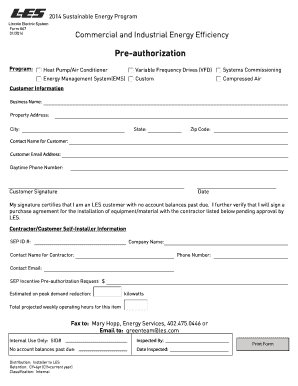 Fillable Online Pre-authorization Fax Email Print - pdfFiller