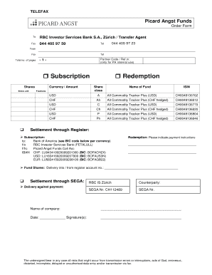 Fillable Online All Commodity Tracker Plus - Picard Angst Ltd. Fax ...