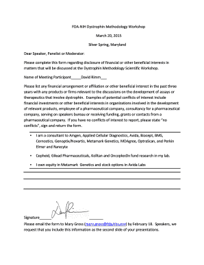 Fillable Online fda Disclosure Form: David Rimm - fda Fax Email Print ...