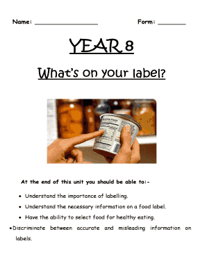 Fillable Online killicomaine co 9. Whats on your label - Killicomaine ...