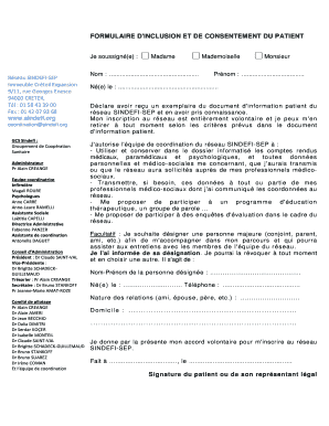 Remplissable En Ligne Remplissable FORMULAIRE D'INCLUSION ET DE ...