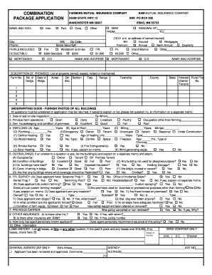 Fillable Online COMBINATION FARMERS MUTUAL ... - manchestermutual.com ...