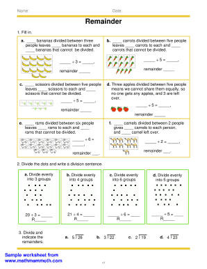 Fillable Online Math Mammoth Grade 3B Worksheets Collection Fax Email ...