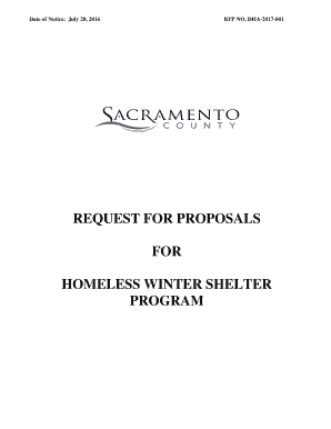 Fillable Online HOMELESS WINTER SHELTER Fax Email Print - pdfFiller