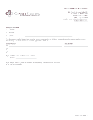Fillable Online SURETY BOND ORDER FORM Fax Email Print - pdfFiller