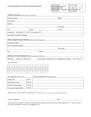 Fillable Online igdp co Ct Referral Form - IGDP - igdp co Fax Email ...
