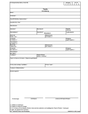 Fillable Online stjuergen Formular 03 08 Taufe - stjuergen.de Fax Email ...