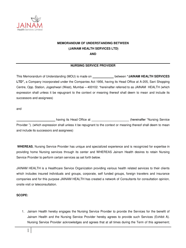 Fillable Online planmyhealth Pharmacy MOU - General Template Fax Email ...