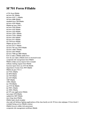 Fillable Online 107 170 116 Sf 701 Form Fillable. sf 701 form fillable ...