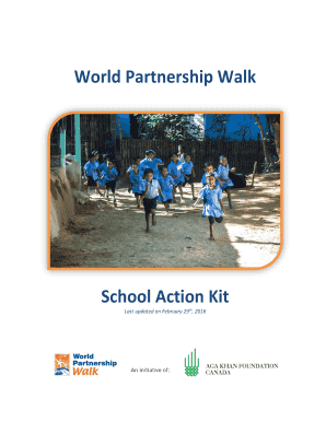 Fillable Online World Partnership Walk Fax Email Print - pdfFiller