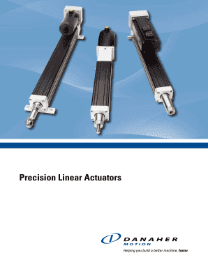 Fillable Online Precision Linear Actuators - tollo.com Fax Email Print ...