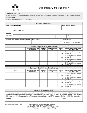 Fillable Online co bonneville id Use this form to designate ...