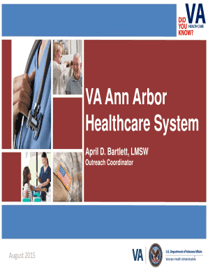 Fillable Online VA Ann Arbor Fax Email Print - pdfFiller
