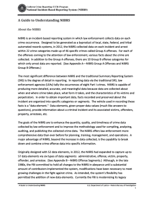 Fillable Online Uniform Crime Reporting (UCR) Program Fax Email Print ...