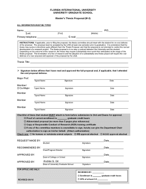 Fillable Online gradschool fiu M-2 Instructions and Form.docx Fax Email ...