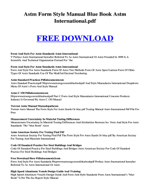 Fillable Online kudaponi 96 ASTM FORM STYLE MANUAL BLUE BOOK ASTM ...