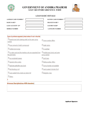 Fillable Online apasp meeseva gov Loan details form - Meeseva - apasp ...