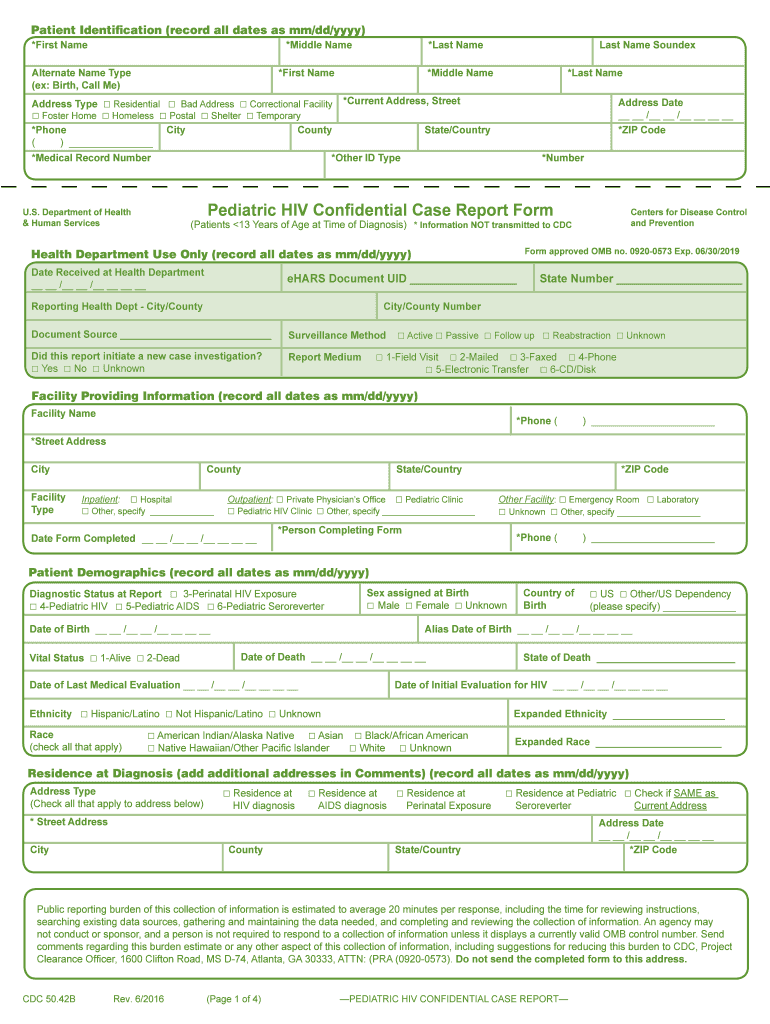 Fillable Online chfs ky Patient Identification (record all dates as mm ...