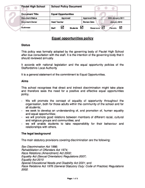 High School Policy | pdfFiller