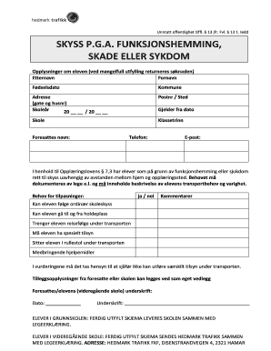 Fillable Online hedmark-trafikk SKYSS P Fax Email Print - pdfFiller