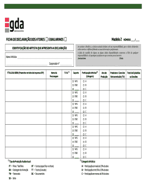 Fillable Online gda Modelo 2-PT.doc Fax Email Print - pdfFiller