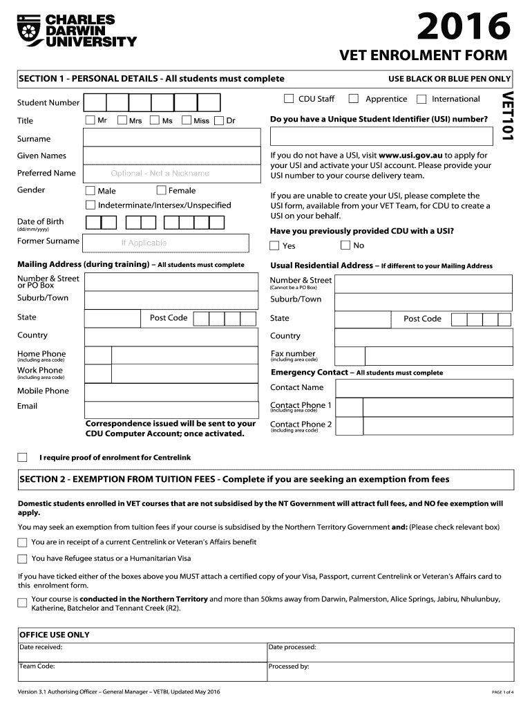 Fillable Online cdu edu CDU Staff Fax Email Print - pdfFiller